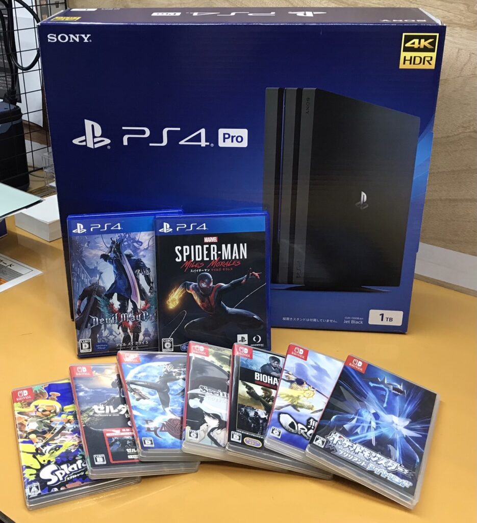 ゲーム買取情報です！ PS4pro本体、Switchソフト #マンガ倉庫#飯塚店#買取#レトロゲーム | マンガ倉庫 飯塚店